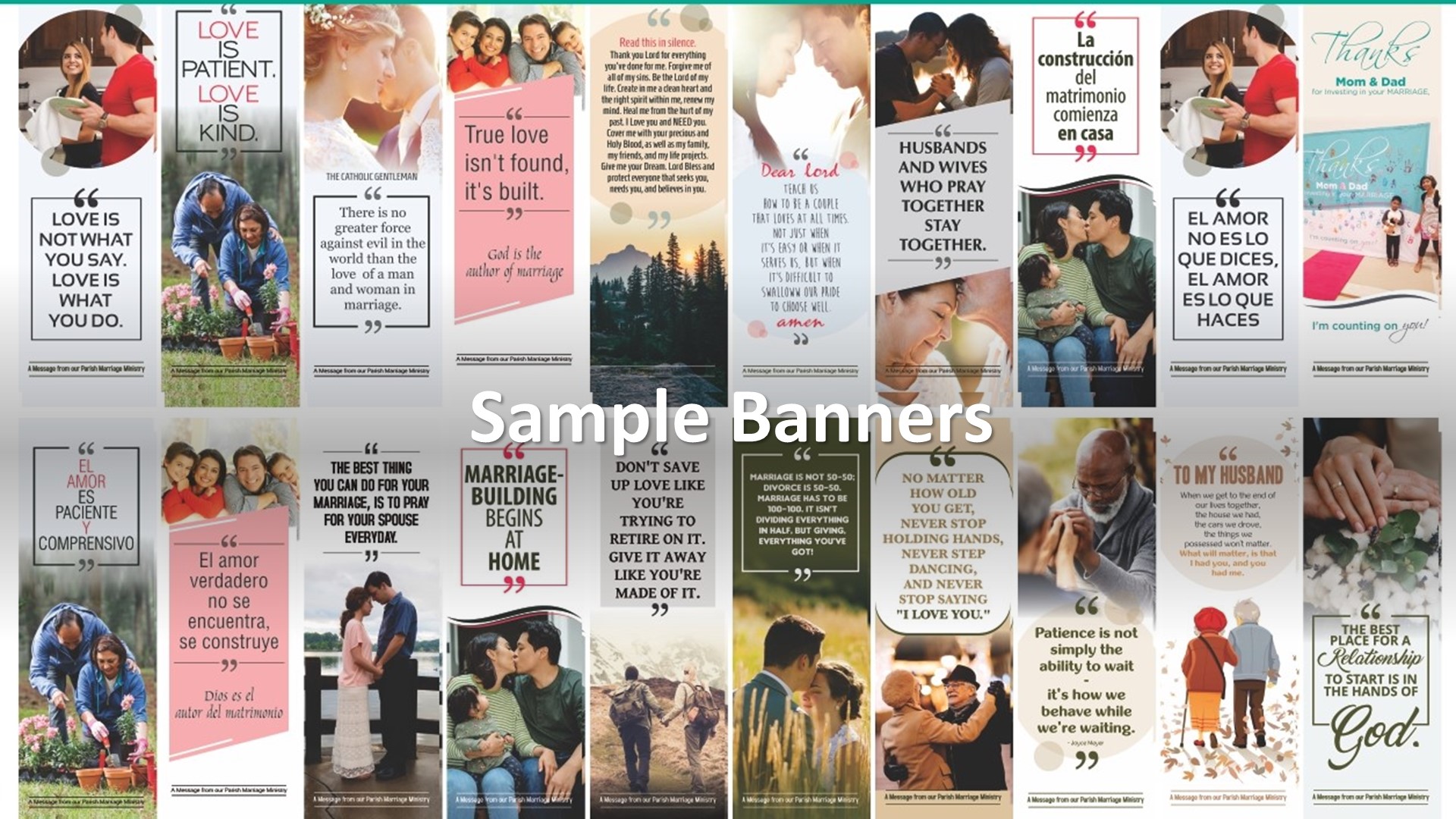 CREATING a Culture of Love & Life - Parish Marriage Building USA